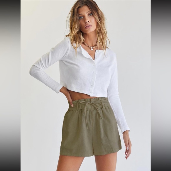 Princess Polly | Shorts | Princess Polly Green Alexander Shorts | Poshmark